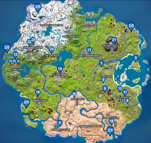 All NPC and character locations in Fortnite Chapter 3 Season 2 - Gamepur
