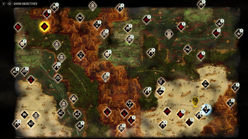 The full Weird West map, revealed - Gamepur