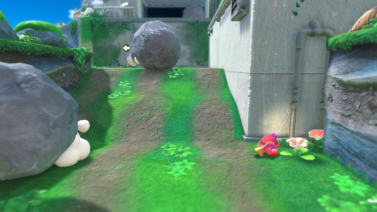How to find the side road in Rocky Rollin' Road in Kirby and the ...