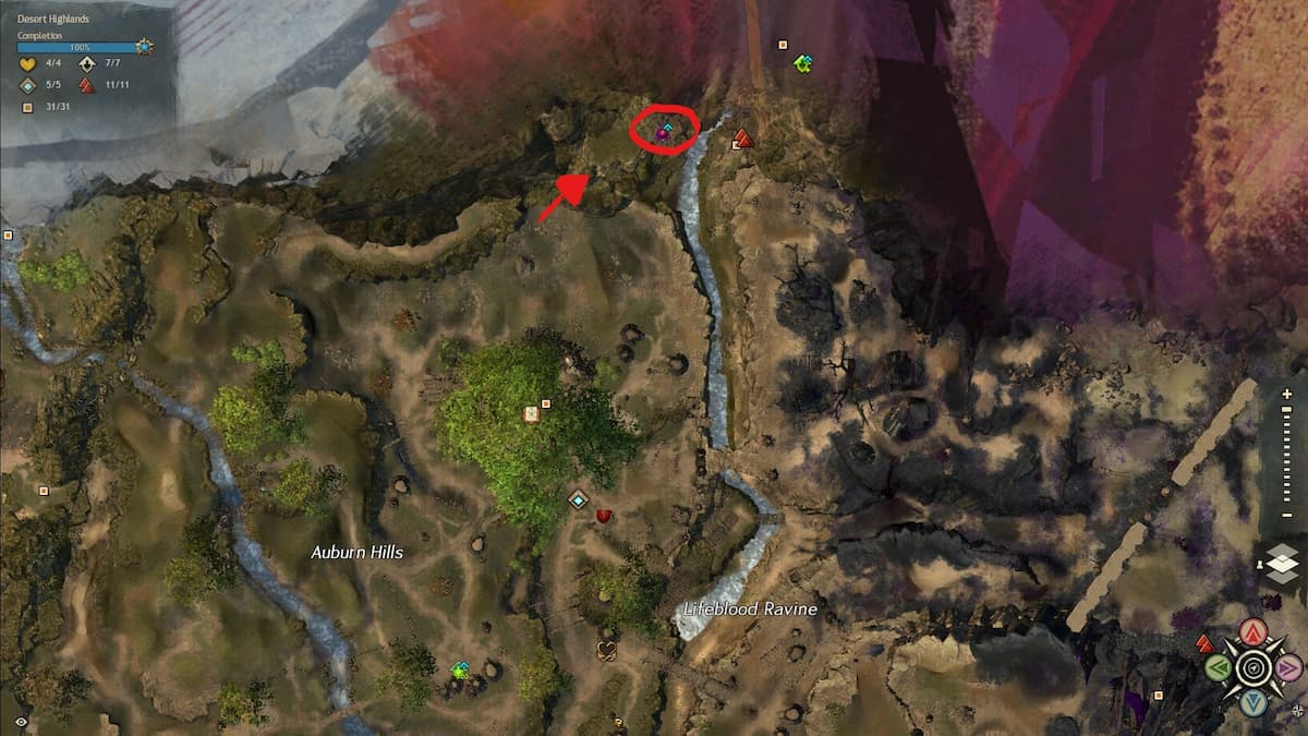 All Mastery Insight Points in the Desert Highlands in Guild Wars 2 ...