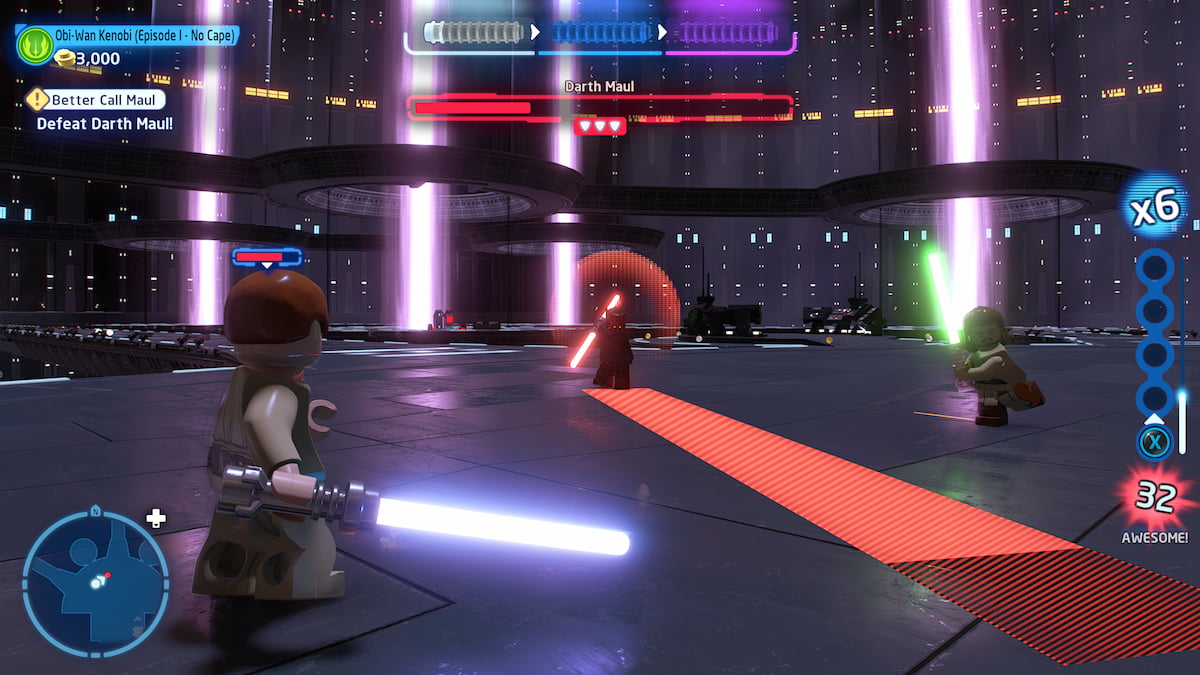 How to beat Darth Maul in Better Call Maul in Lego Star Wars: The ...