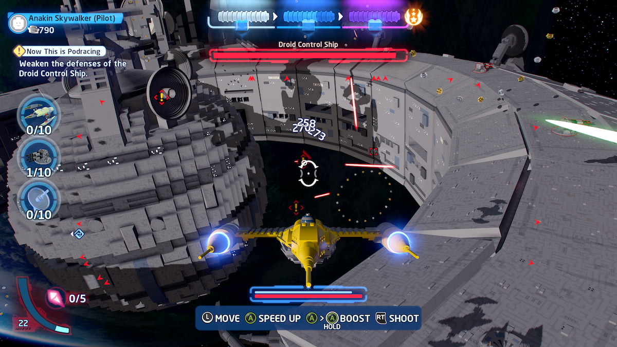 How to complete all Now This is Podracing challenges in Lego Star Wars ...