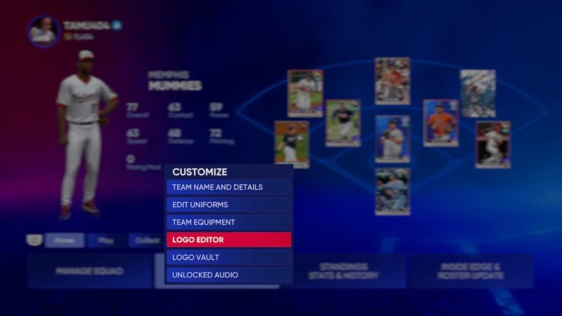 How to edit logos in MLB The Show 22 - Gamepur