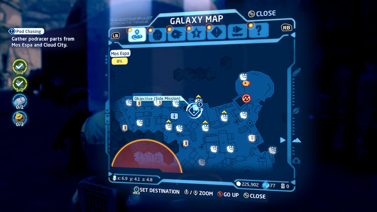How to complete Pod Chasing in Lego Star Wars: The Skywalker Saga - Gamepur