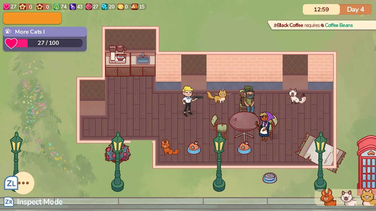 How to place chairs and tables in Cat Cafe Manager - Gamepur