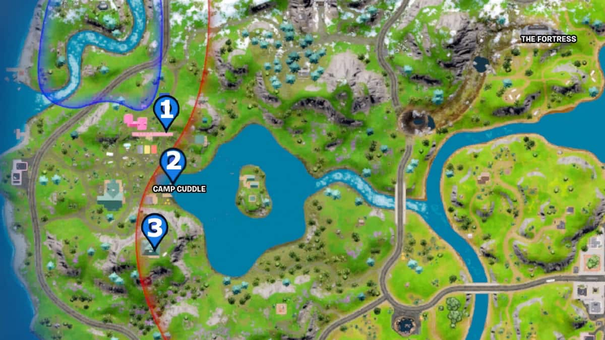 Where to collect Omni Chips at Camp Cuddle in Fortnite Chapter 3 Season ...