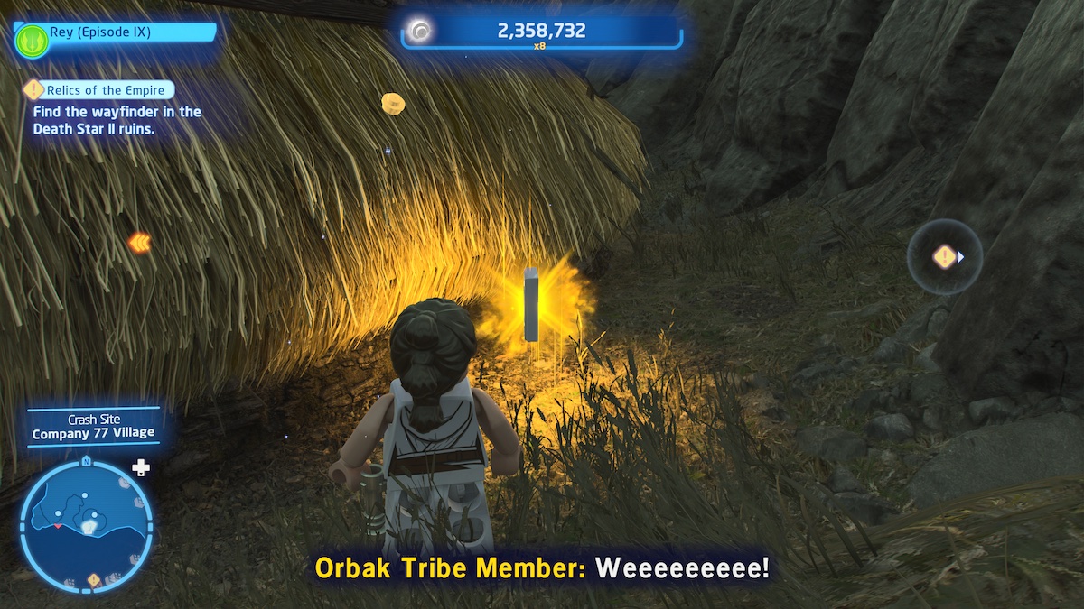 How to get the Datacard at Crash Site on Kef Bir in Lego Star Wars: The ...