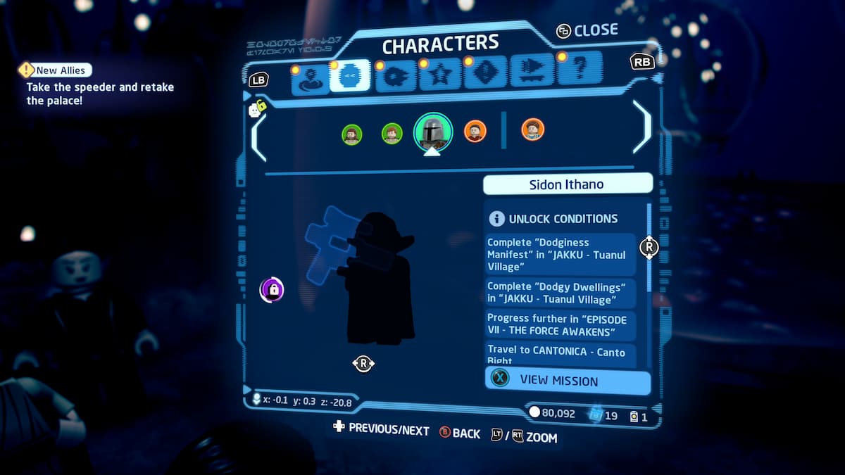 All unlockable characters in Tuanul Village in Lego Star Wars: The ...
