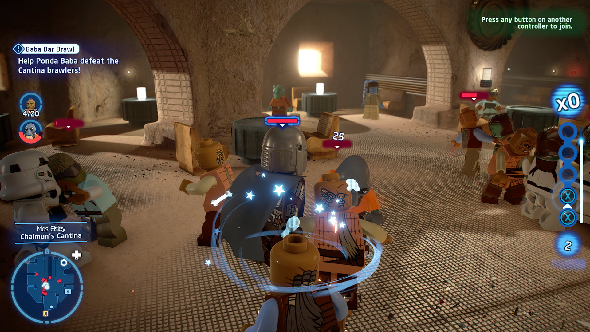 How to complete Baba Bar Brawl in Lego Star Wars: The Skywalker Saga ...