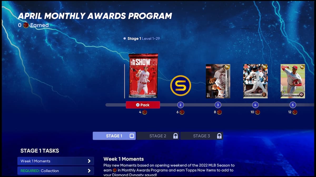 MLB The Show 22: How to Complete April Monthly Awards Program - Gamepur