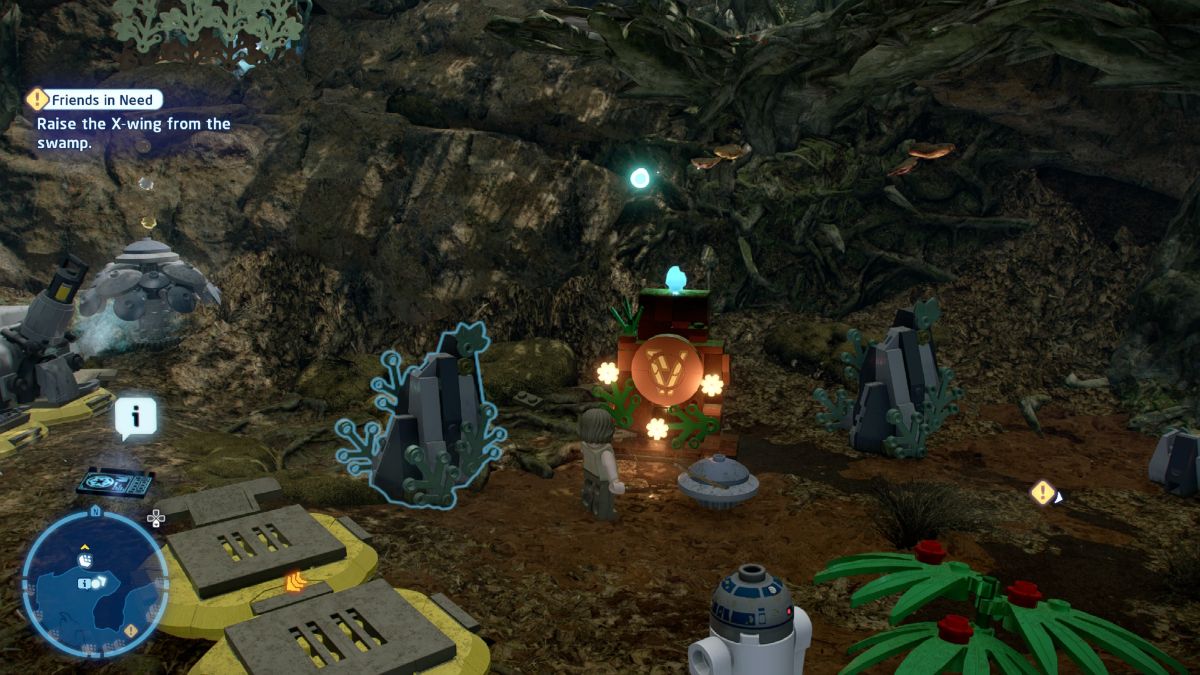 How to solve the Dragonsnake Bog symbol puzzle on Dagobah in Lego Star ...