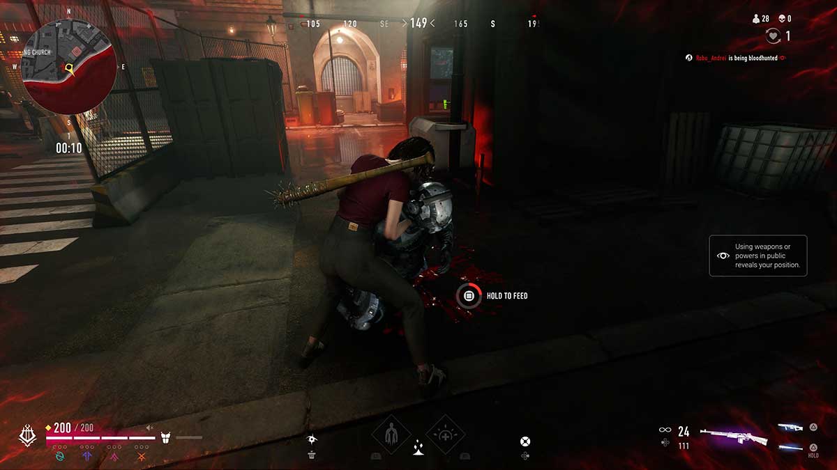 How to feed on Entity in Vampire: The Masquerade Bloodhunt - Gamepur