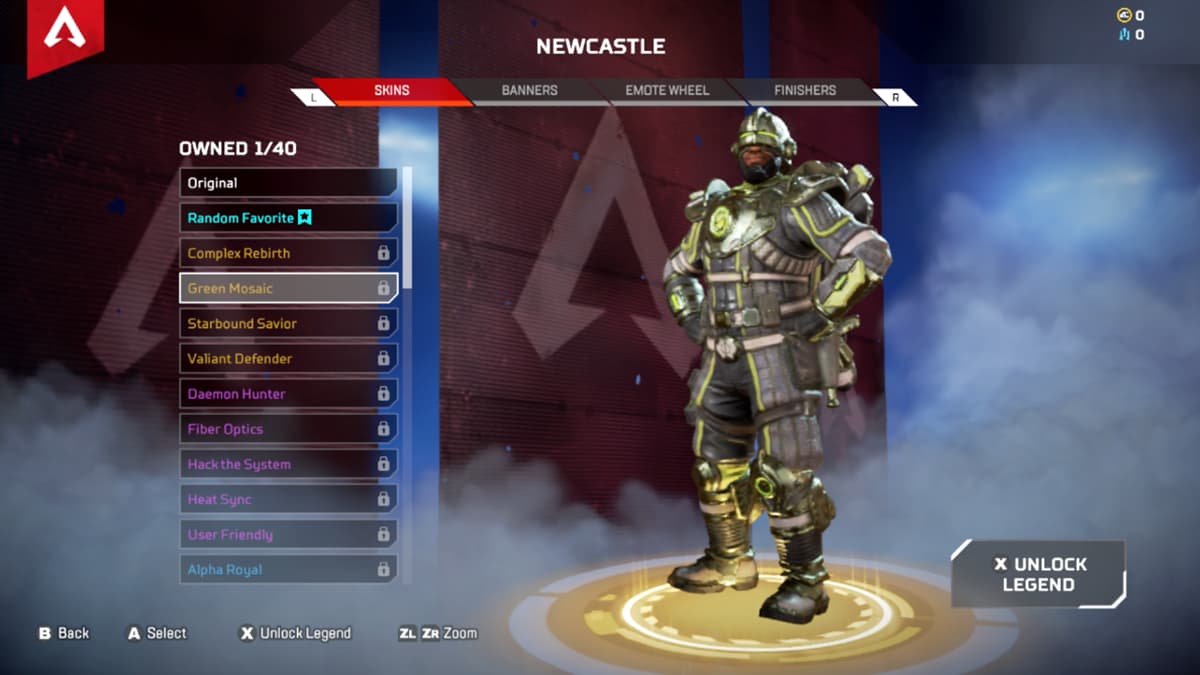 The best skins for Newcastle in Apex Legends - Gamepur