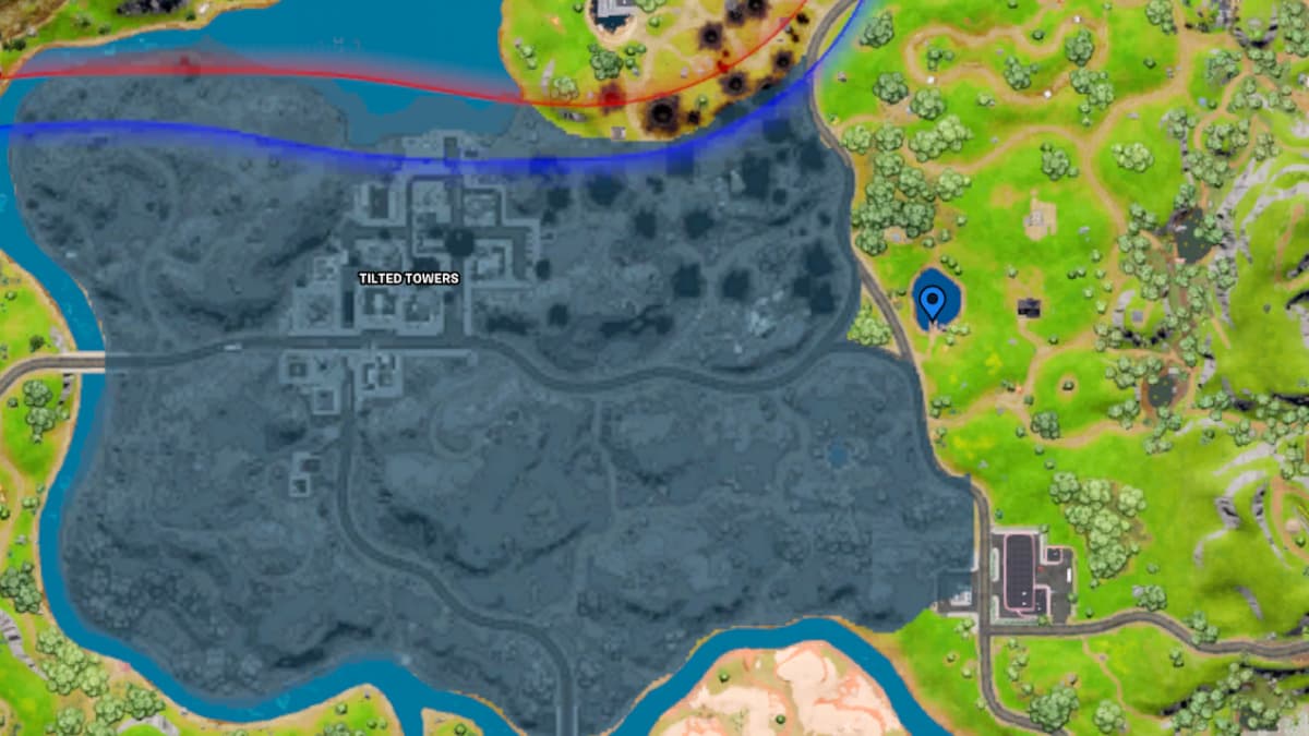 Where to collect the Level Up Token east of Tilted Towers in Fortnite ...