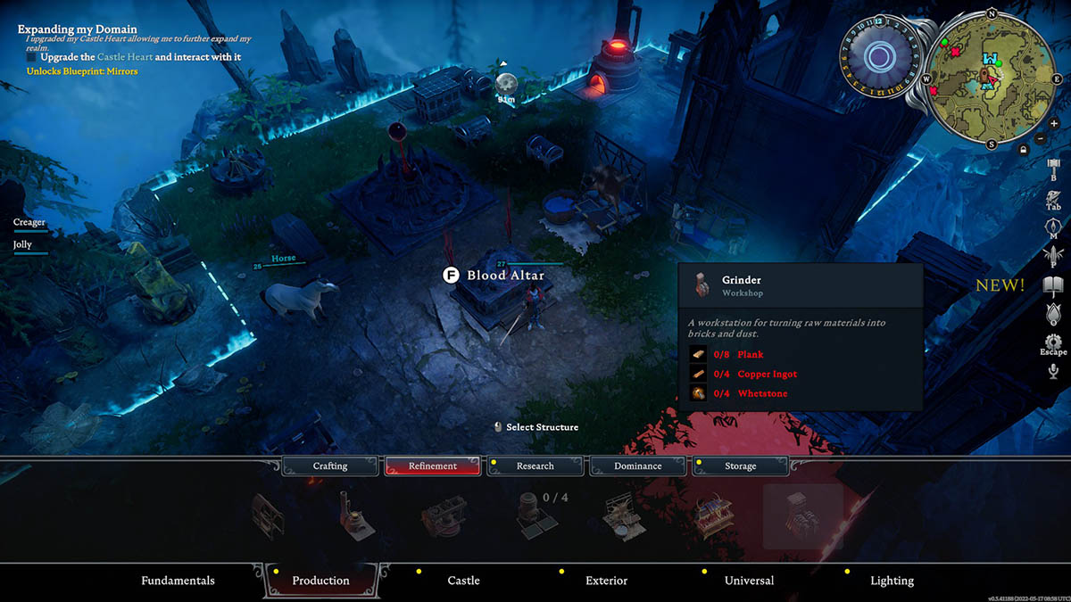 How to get Stone Bricks and Dust in V Rising - Gamepur