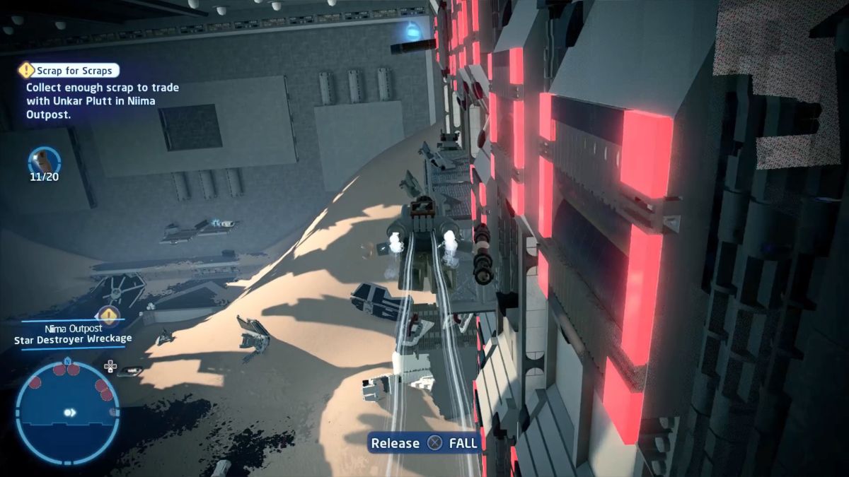 How to get the Kyber Brick in the Star Destroyer wreckage in Lego Star ...