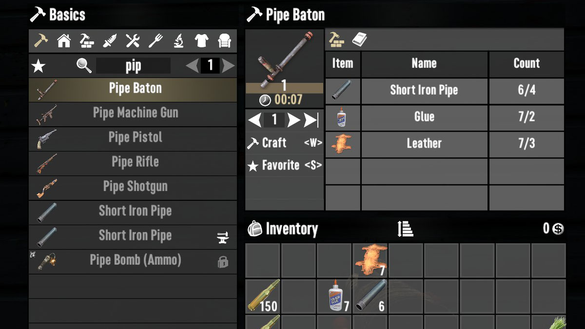 How to get a Pipe Baton in 7 Days to Die - Gamepur