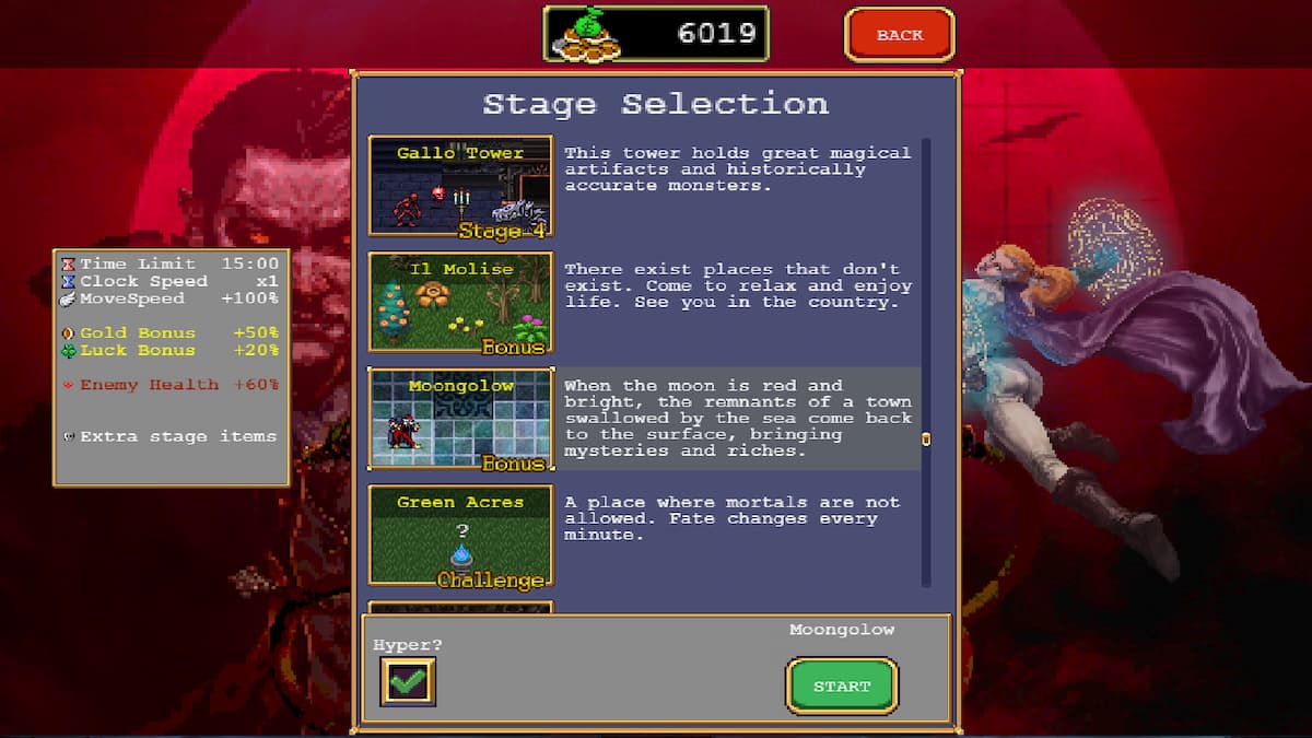 How to unlock Hyper Mode in Vampire Survivors - Gamepur