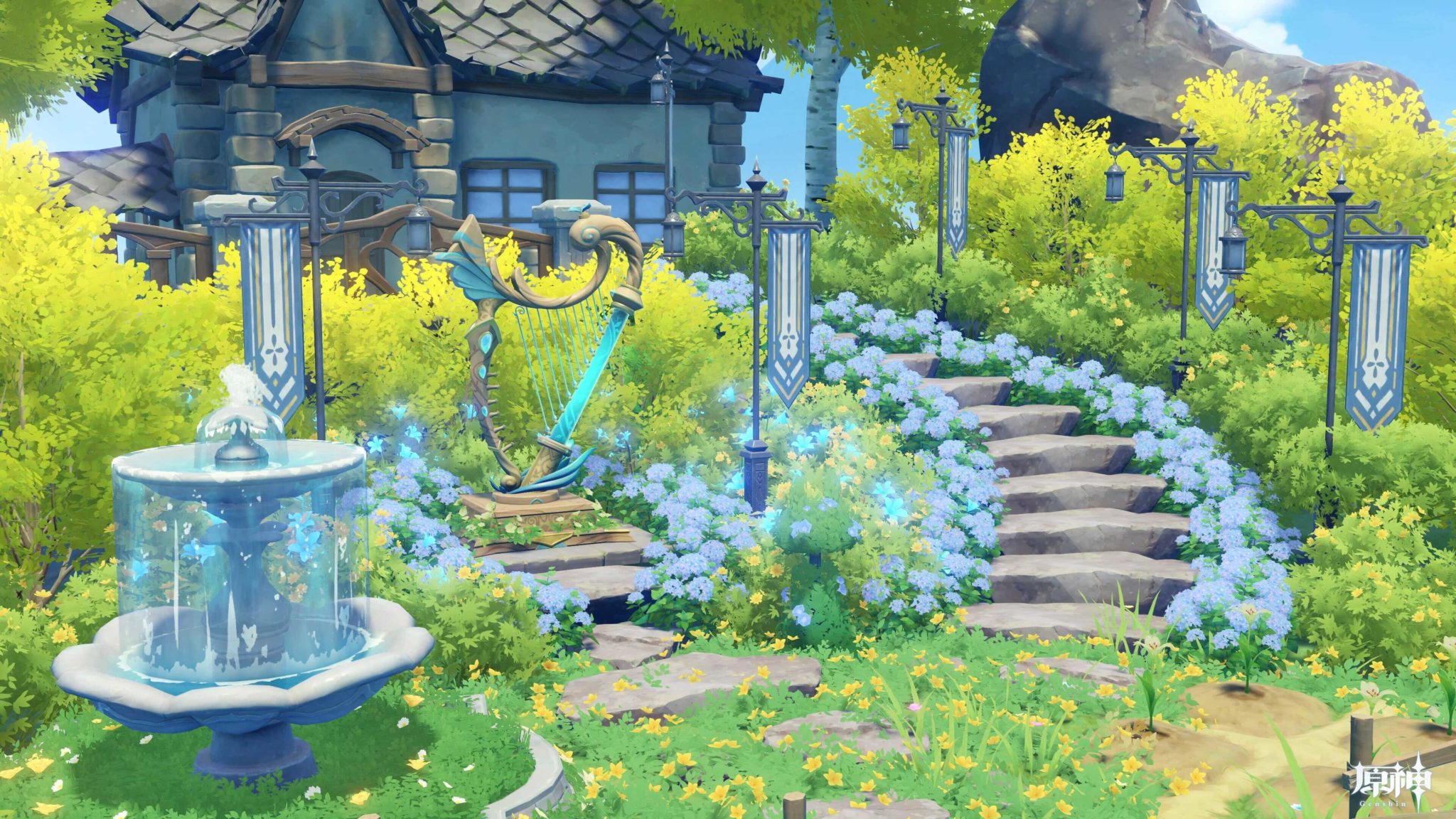 5 Genshin Impact Serenitea NexusMoD RU