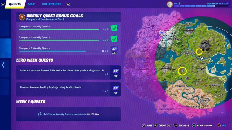 Where to find tall grass in Fortnite Chapter 3 Season 3 - Gamepur