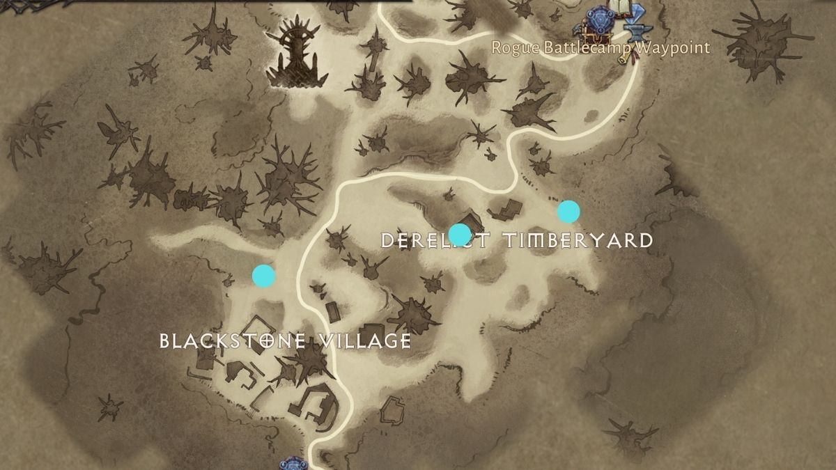 All Dark Wood Hidden Lair spawn locations in Diablo Immortal - Gamepur