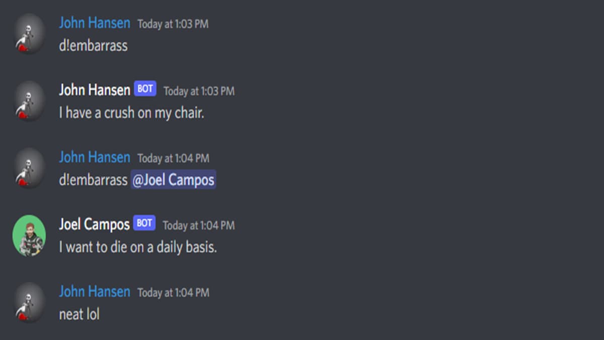 Every command for Discord's Dad Bot, and how to install it - Gamepur
