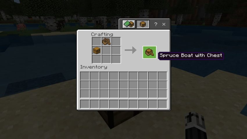 How to make a Boat with Chest in Minecraft - Gamepur