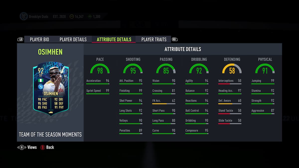 Fifa 22 How To Complete Tots Moments Victor Osimhen Sbc Requirements