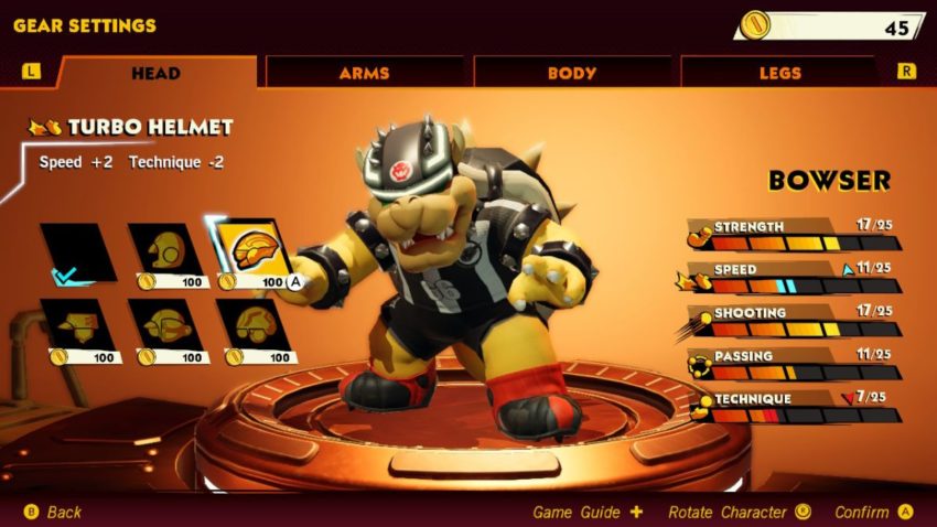 The best Bowser gear builds in Mario Strikers: Battle League - Gamepur