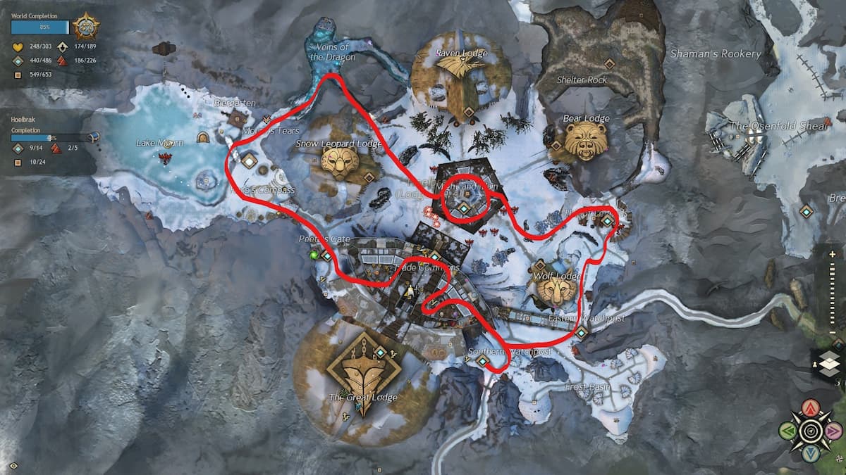 The best path for finding Dragon Pinatas in Guild Wars 2: Dragon Bash ...