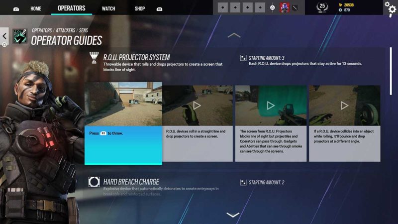 How to use Operator Guides in Rainbow Six Siege - Gamepur