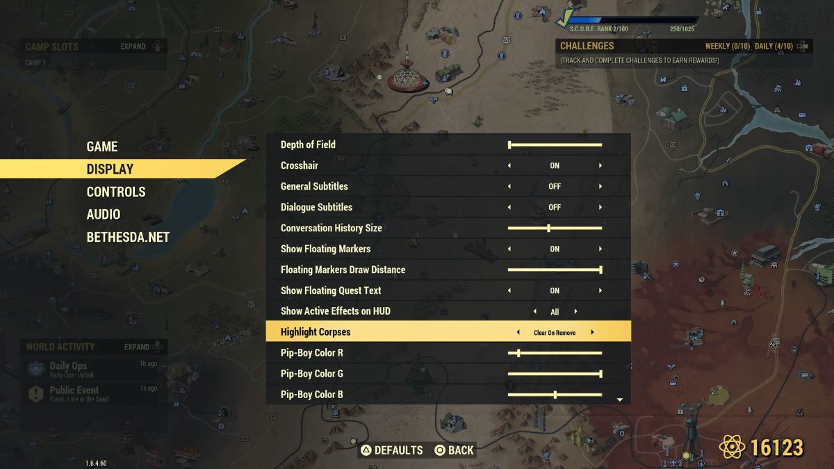 How to turn Corpse Highlighting on and off in Fallout 76 - Gamepur