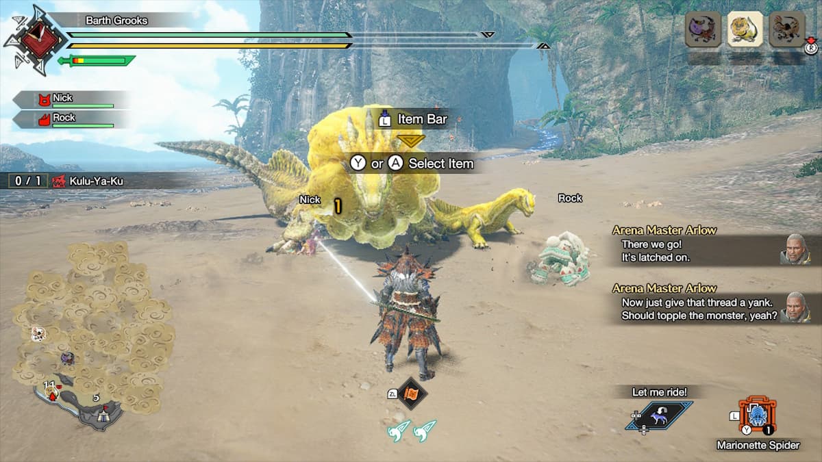 What do Marionette Spiders do in Monster Hunter Rise: Sunbreak? - Gamepur