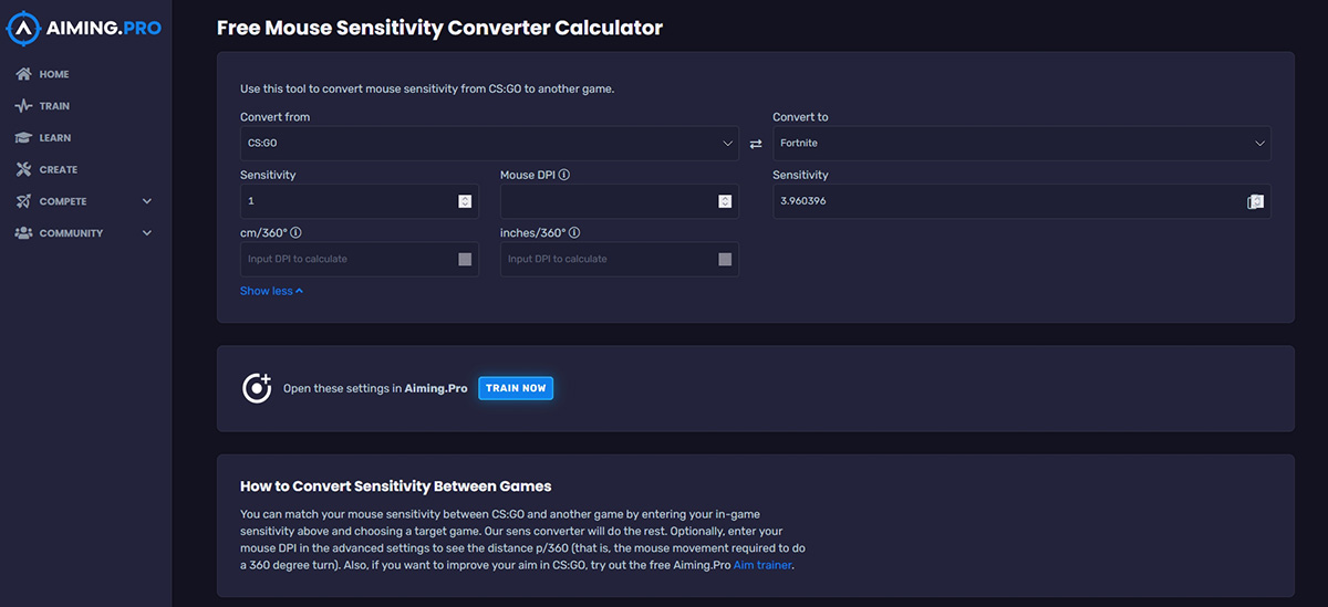 The best mouse sensitivity converters for Overwatch, Valorant, CS:GO ...