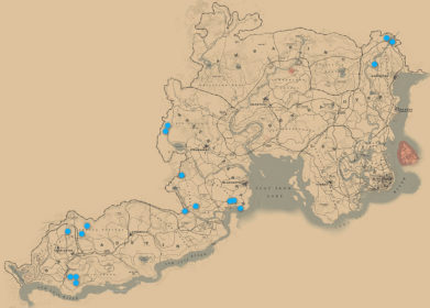 Red Dead Redemption 2 Cougar locations | map locations and loot - Gamepur