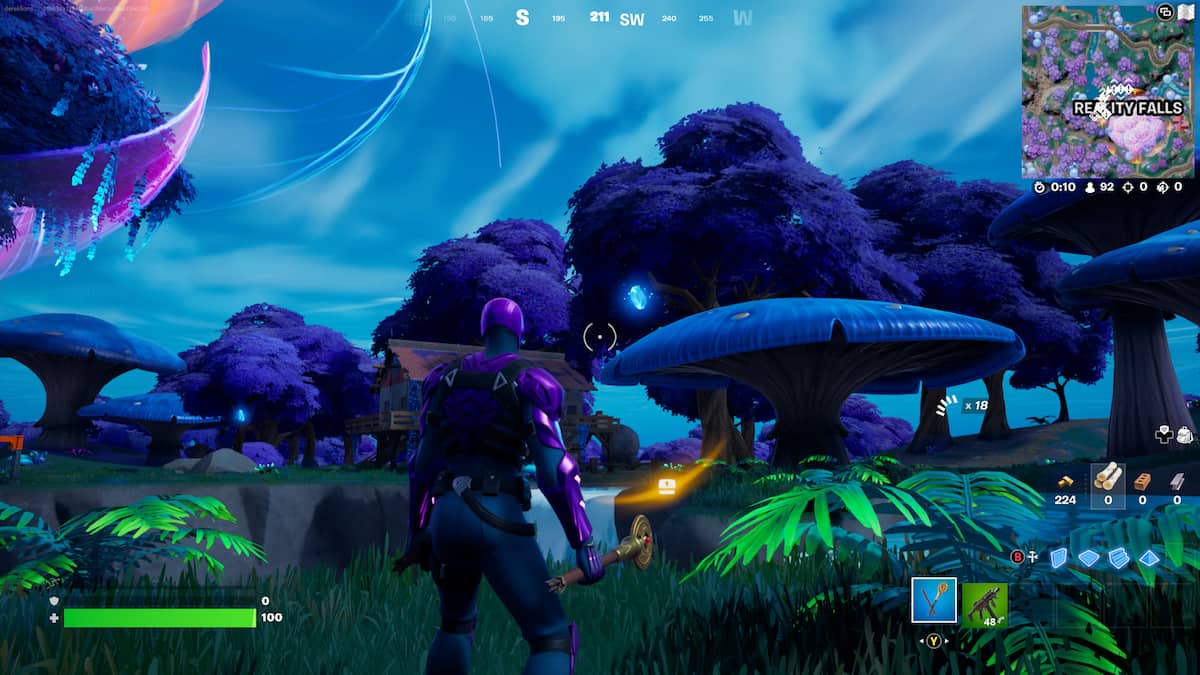 Where to collect floating rings near Reality Falls in Fortnite Chapter ...