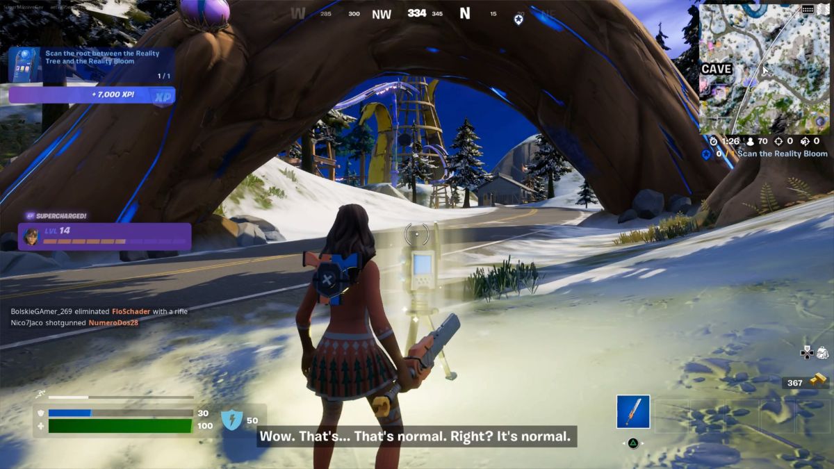 How to scan the Reality Tree in Fortnite Chapter 3 Season 3 - Gamepur
