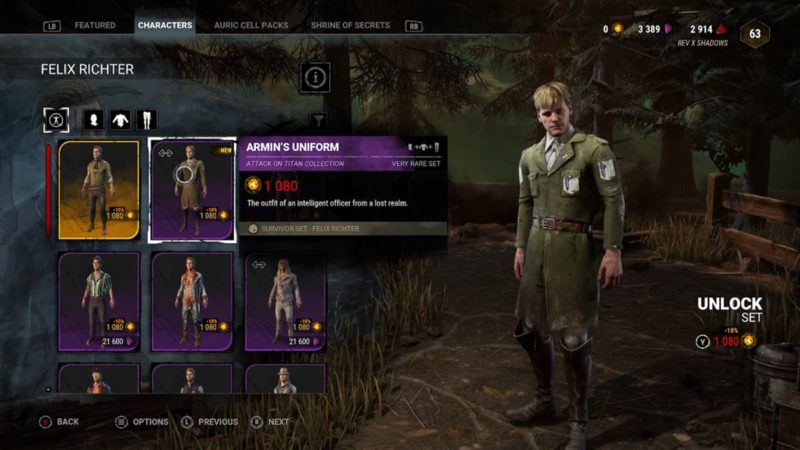 All Attack on Titan skins in Dead by Daylight, and how to get them ...