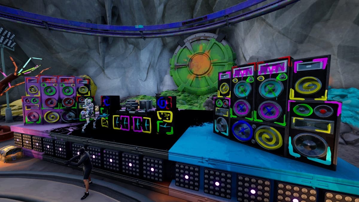 How to stop the music at Rave Cave in Fortnite Chapter 3 Season 3 - Gamepur