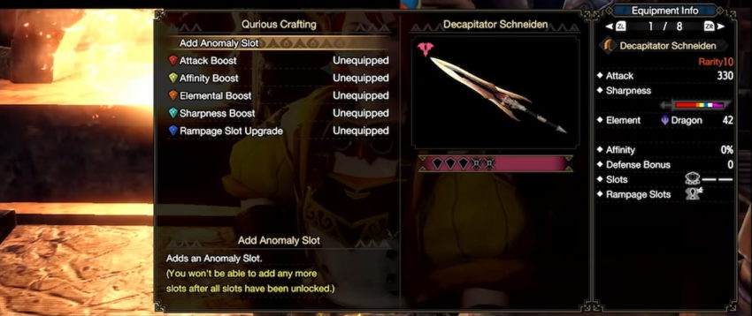 How Qurious Weapon Crafting works in Monster Hunter Rise: Sunbreak ...