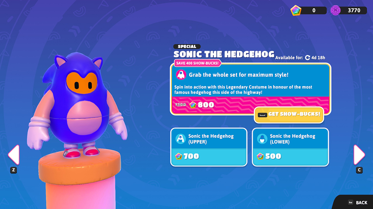 How to get the Tails, Eggman, and Super Sonic outfits in Fall Guys ...