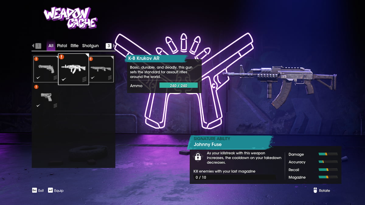 How to unlock a weapon's signature ability in Saints Row - Gamepur