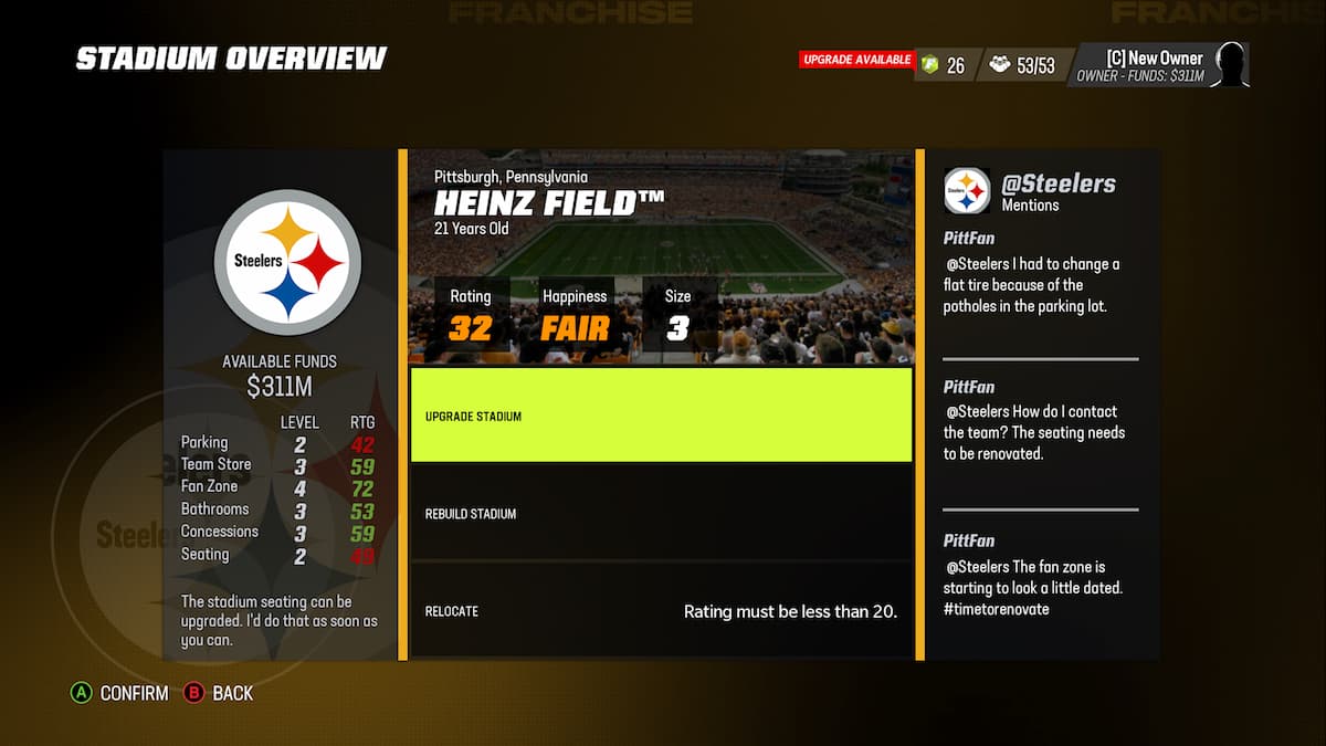 How to relocate a team in Franchise Mode in Madden 23 - Gamepur