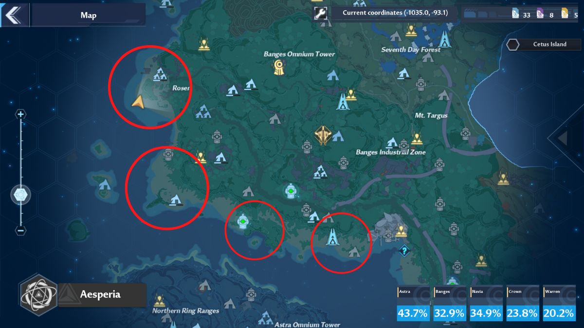 All Laver resource locations in Tower of Fantasy - Gamepur