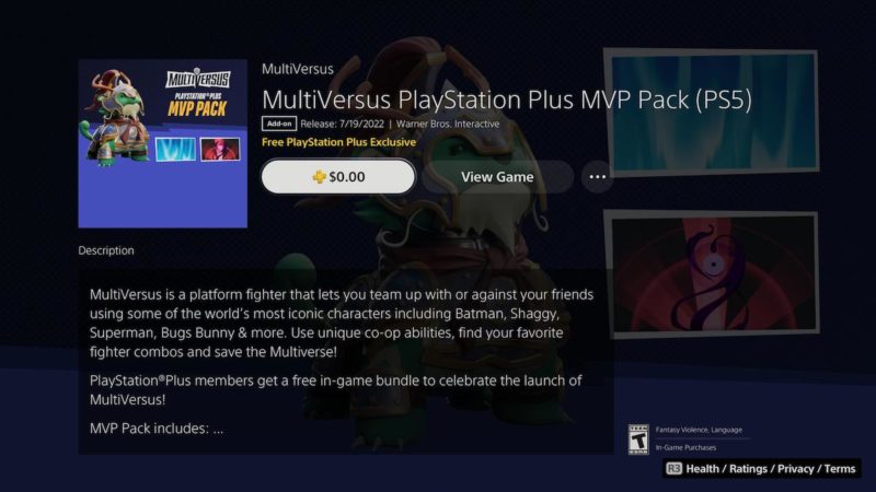 All content included in the MVP Pack for MultiVersus, and how to get it ...