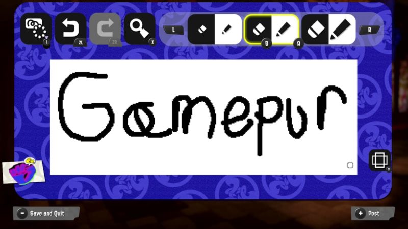How to draw art posts in Splatoon 3 - Gamepur