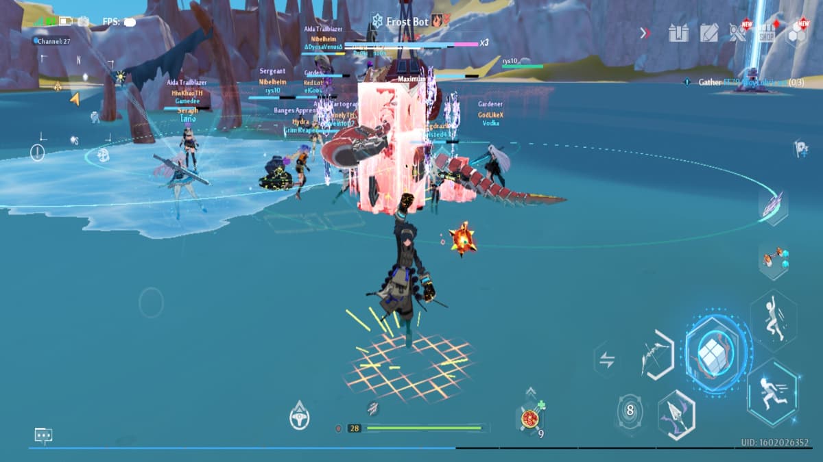 How to find and defeat the Frost Bot in Tower of Fantasy - Gamepur