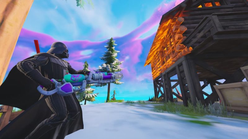 How to extinguish fires on structures with slurp in Fortnite Chapter 3 ...