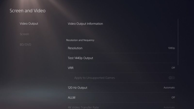 How to enable 1440p output on PlayStation 5 - Gamepur