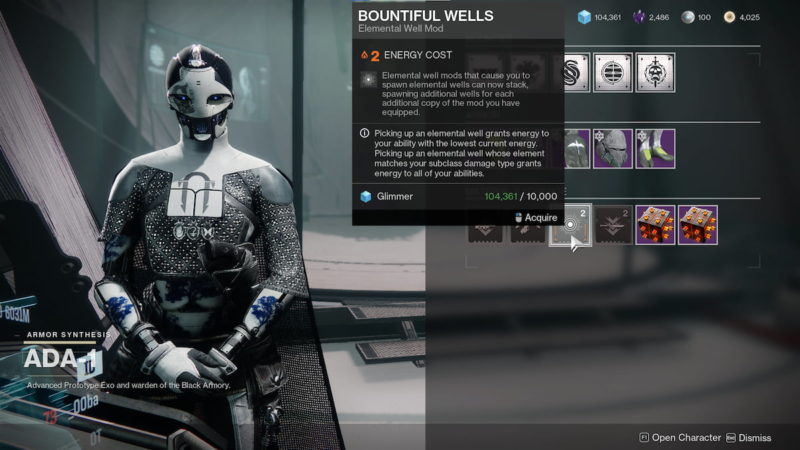 How to get the Bountiful Wells mod in Destiny 2 - Gamepur